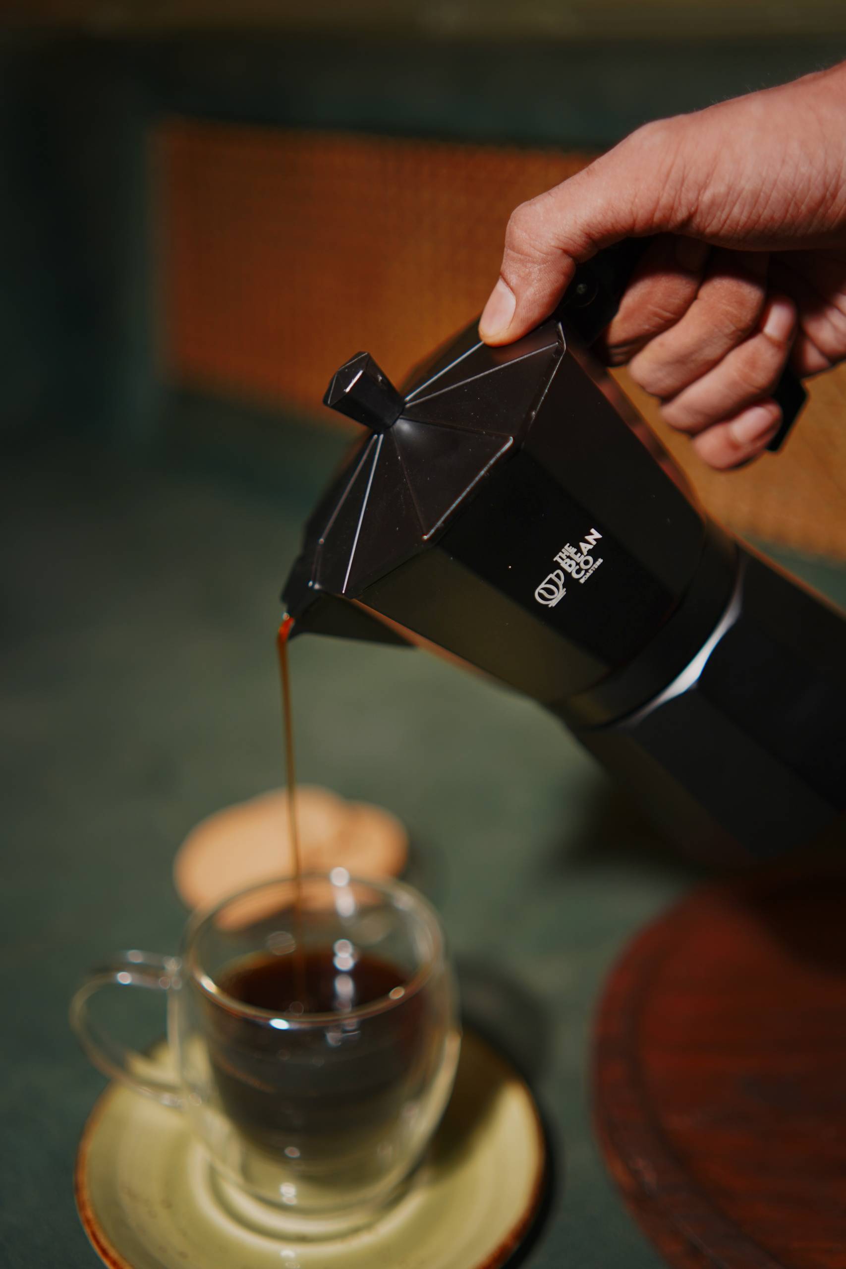 THE BEAN CO Classic Moka Pot | Premium Aluminium | Stovetop | Espresso ...