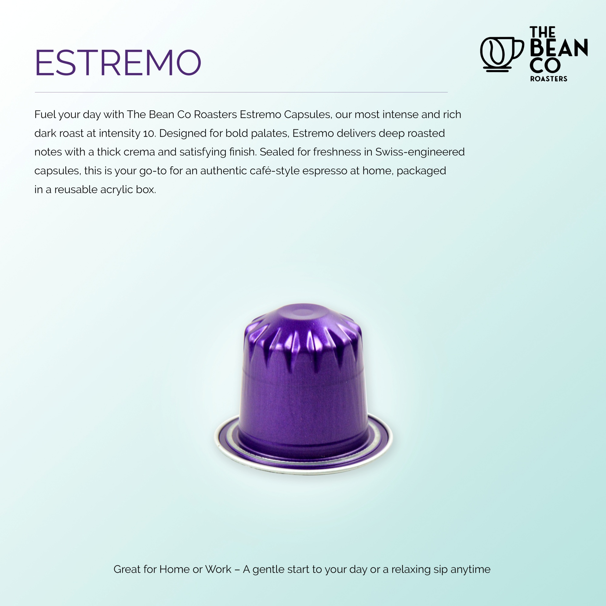 Estremo Coffee Capsules | Dark Roast | 40 Pods | Intense & Rich ...